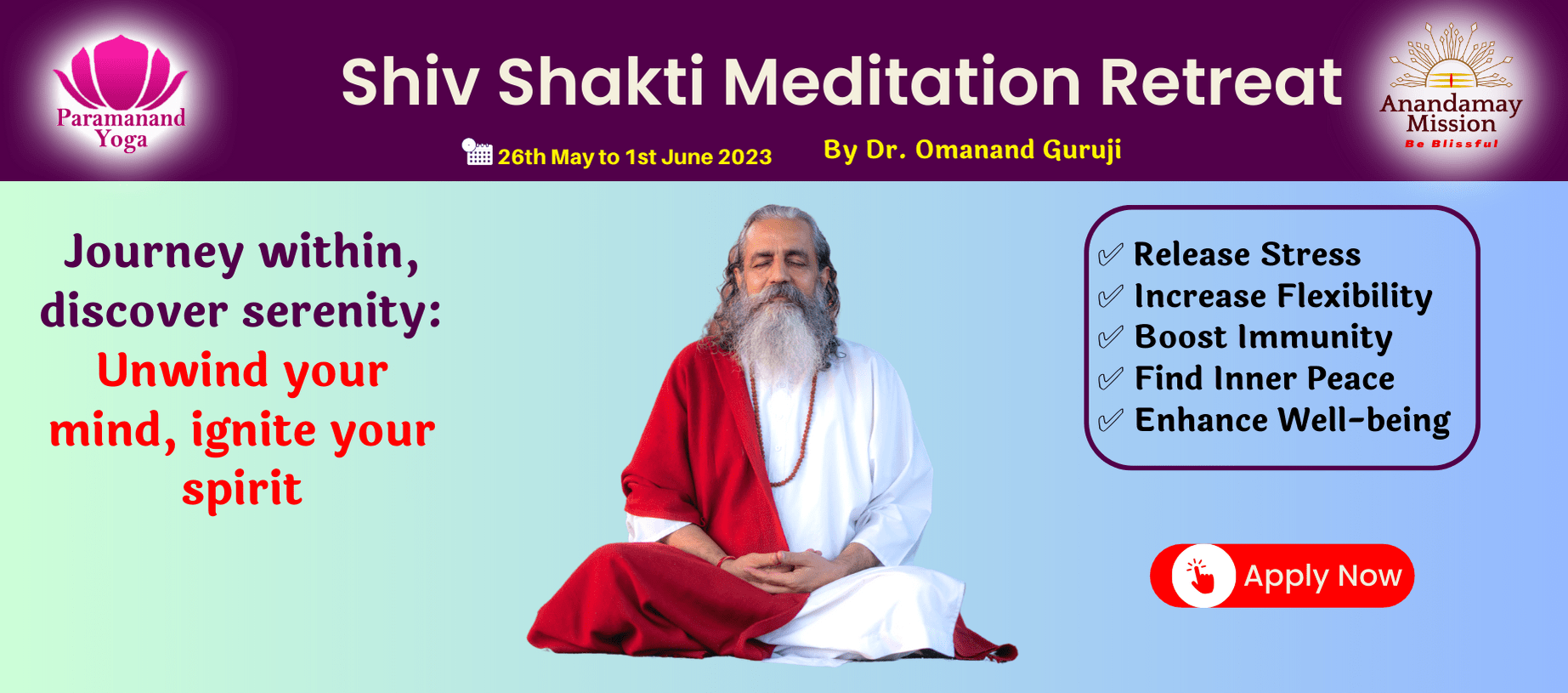 Shiv Shakti Meditation Retreat - ParamYoga